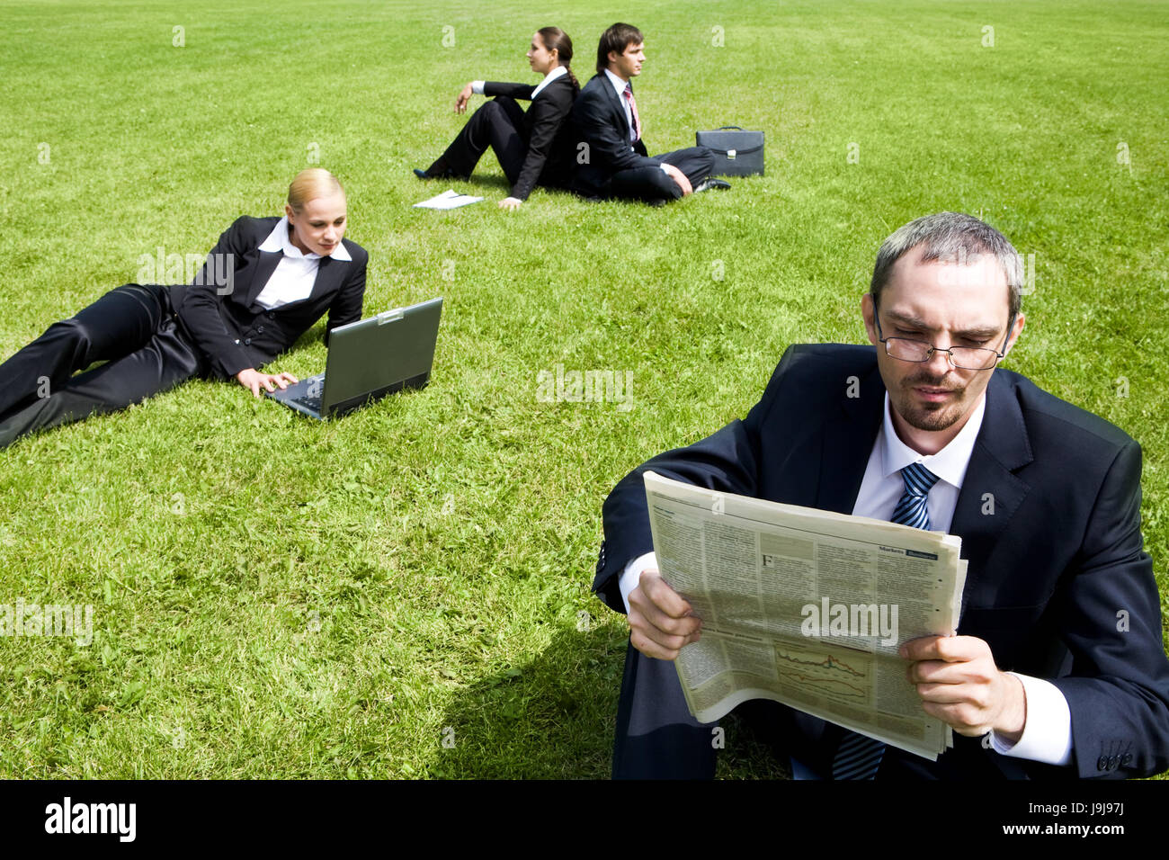 woman, newspaper, journal, humans, human beings, people, folk, persons ...