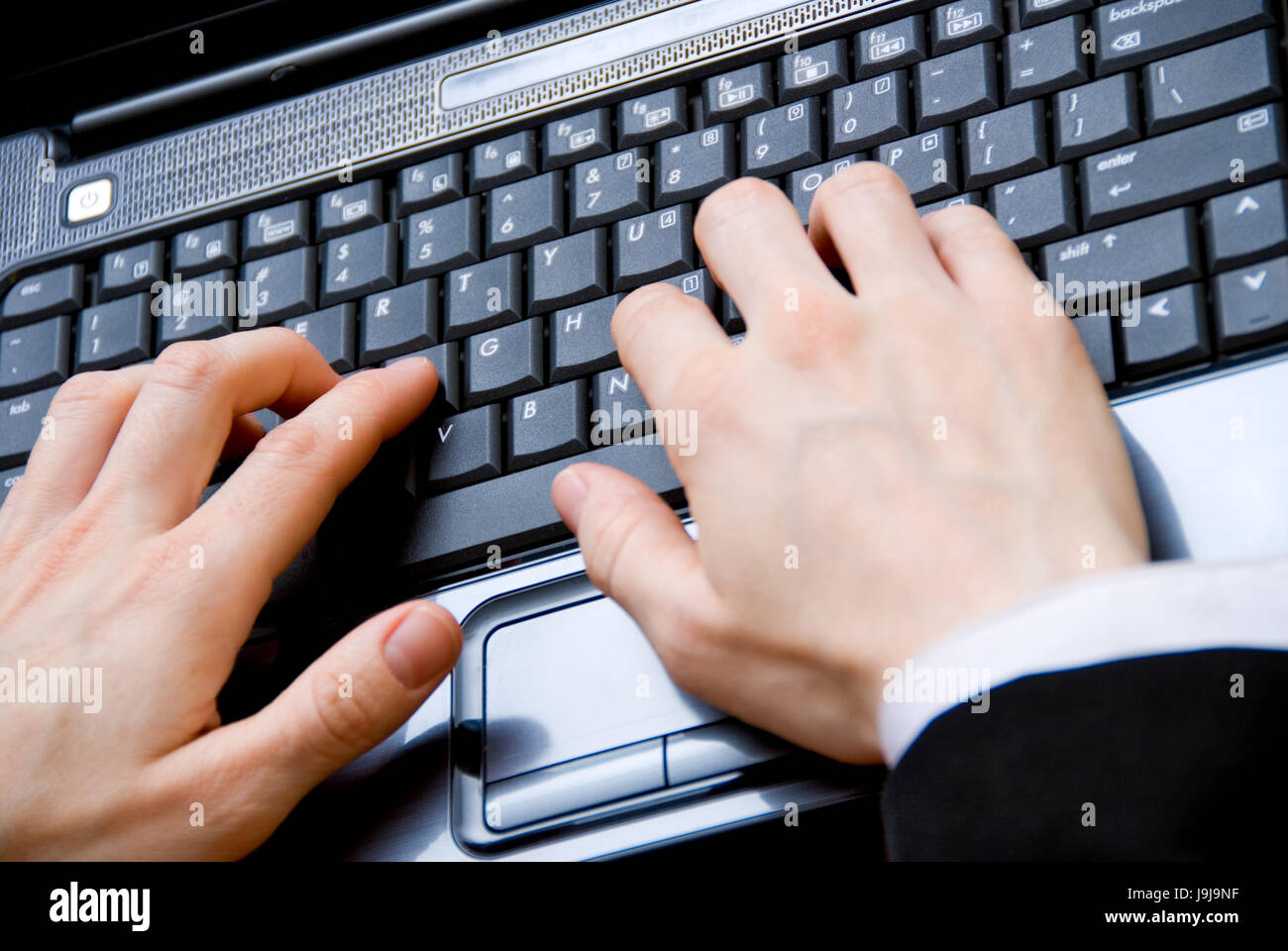 woman, office, laptop, notebook, computers, computer, keyboard, black ...