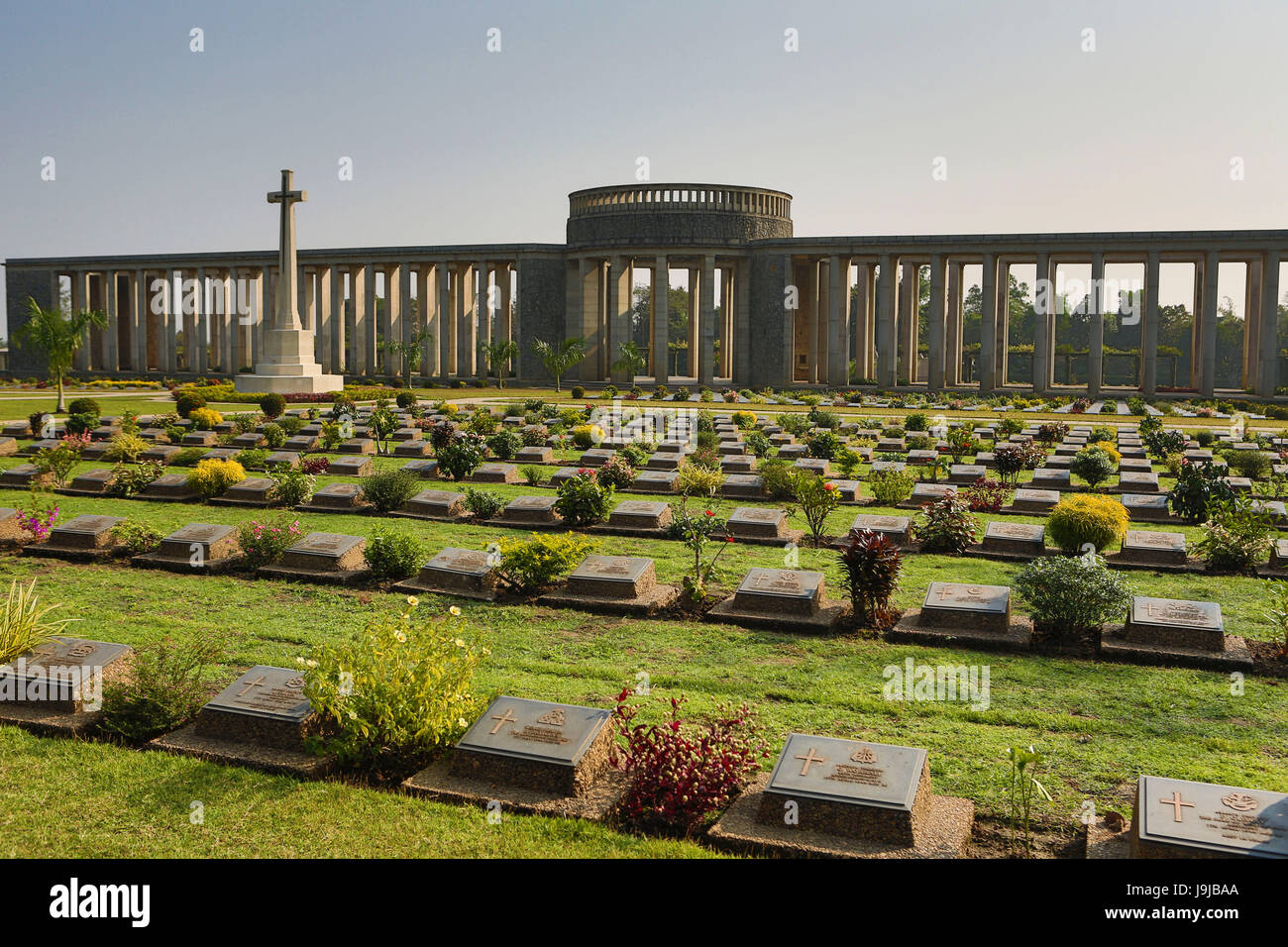 Myanmar, Yangon City, World war ll cemetery Stock Photo - Alamy