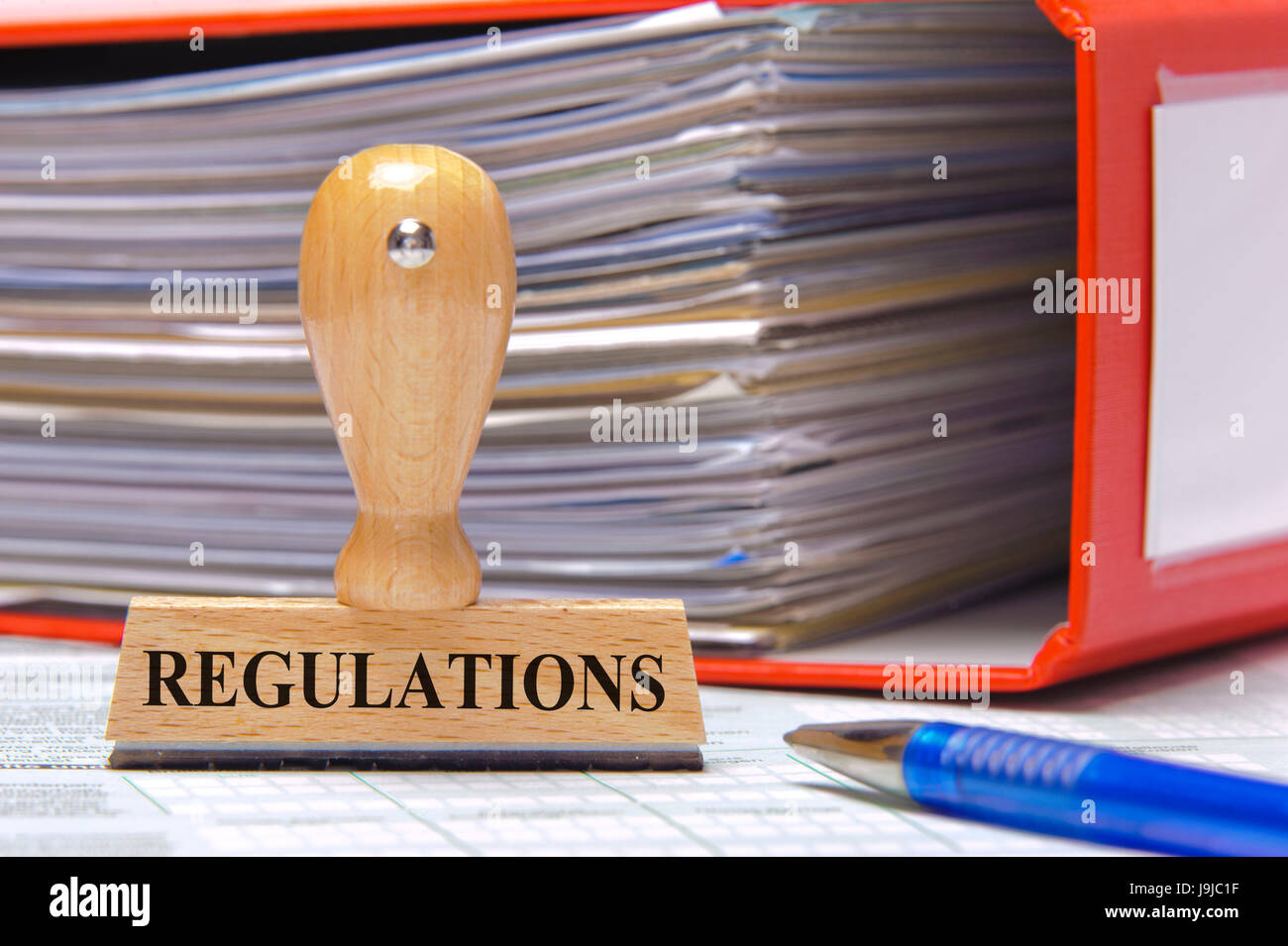 Regulations rubber stamp hi-res stock photography and images - Alamy