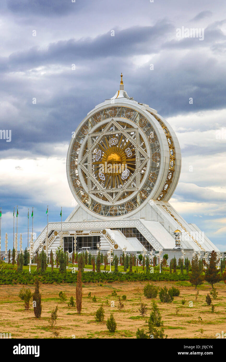 Turkmenistan, Ashgabat City, Alem Cultural and Entertainment Center ...