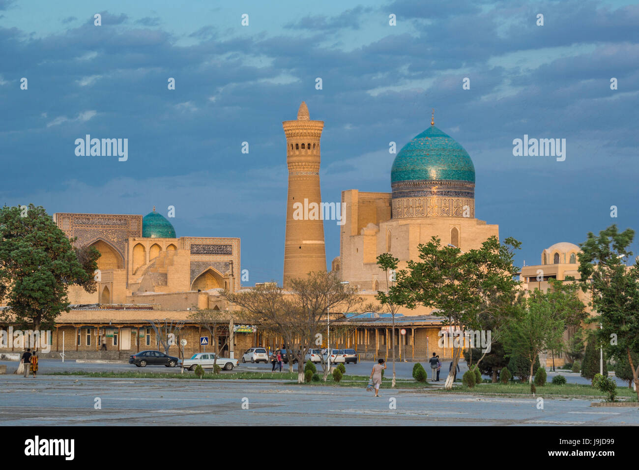 Uzbekistan, Bukhara City, kalon Minaret Stock Photo - Alamy