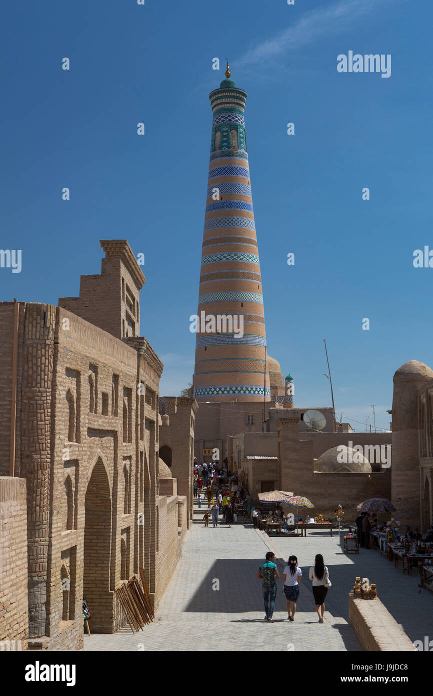 Uzbekistan, Khorezm Region, Khiva City, UNESCO World Heritage, Islam ...