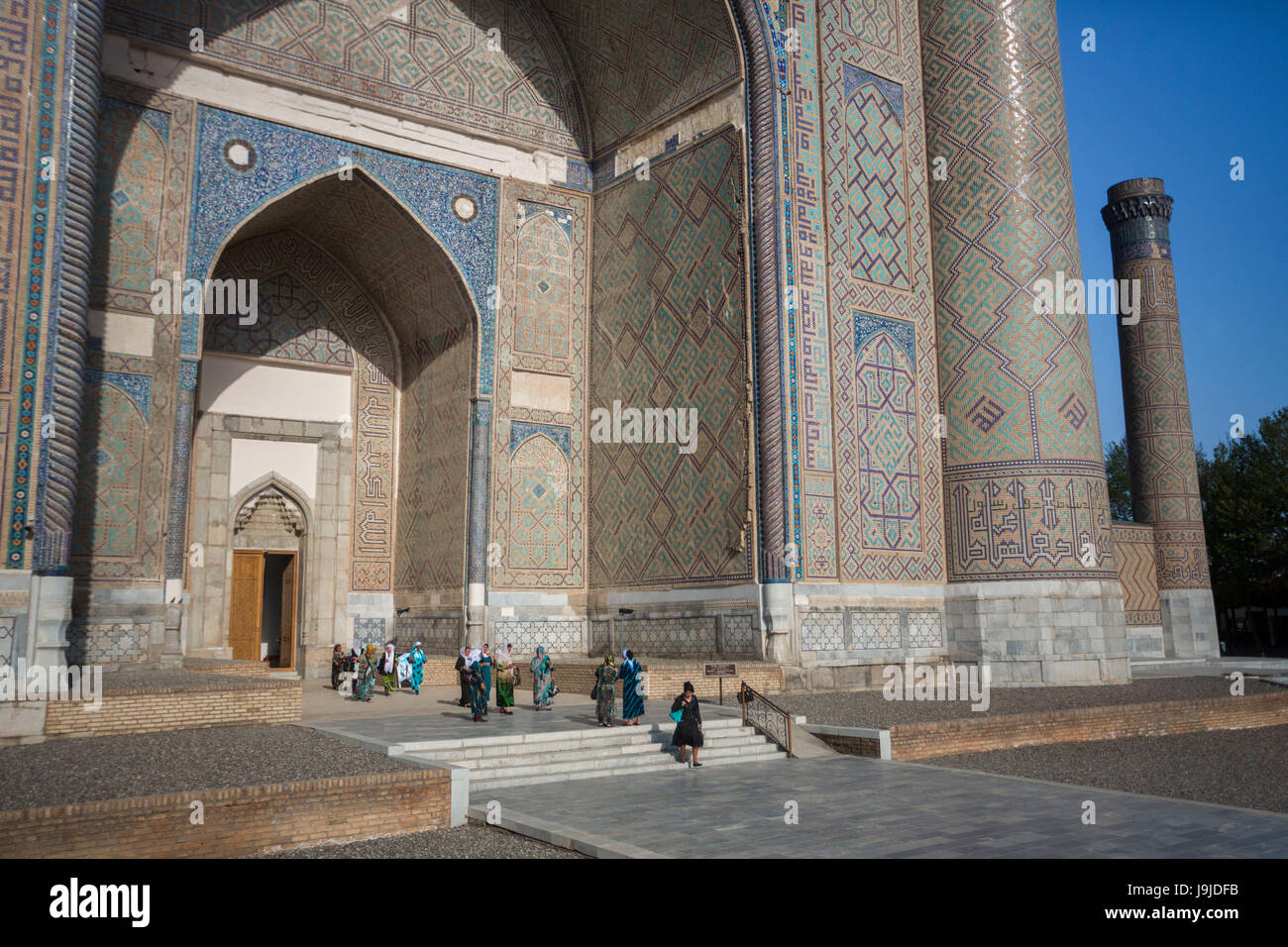 Uzbekistan, Samarkand City, Bibi Khanum Mosque Stock Photo - Alamy