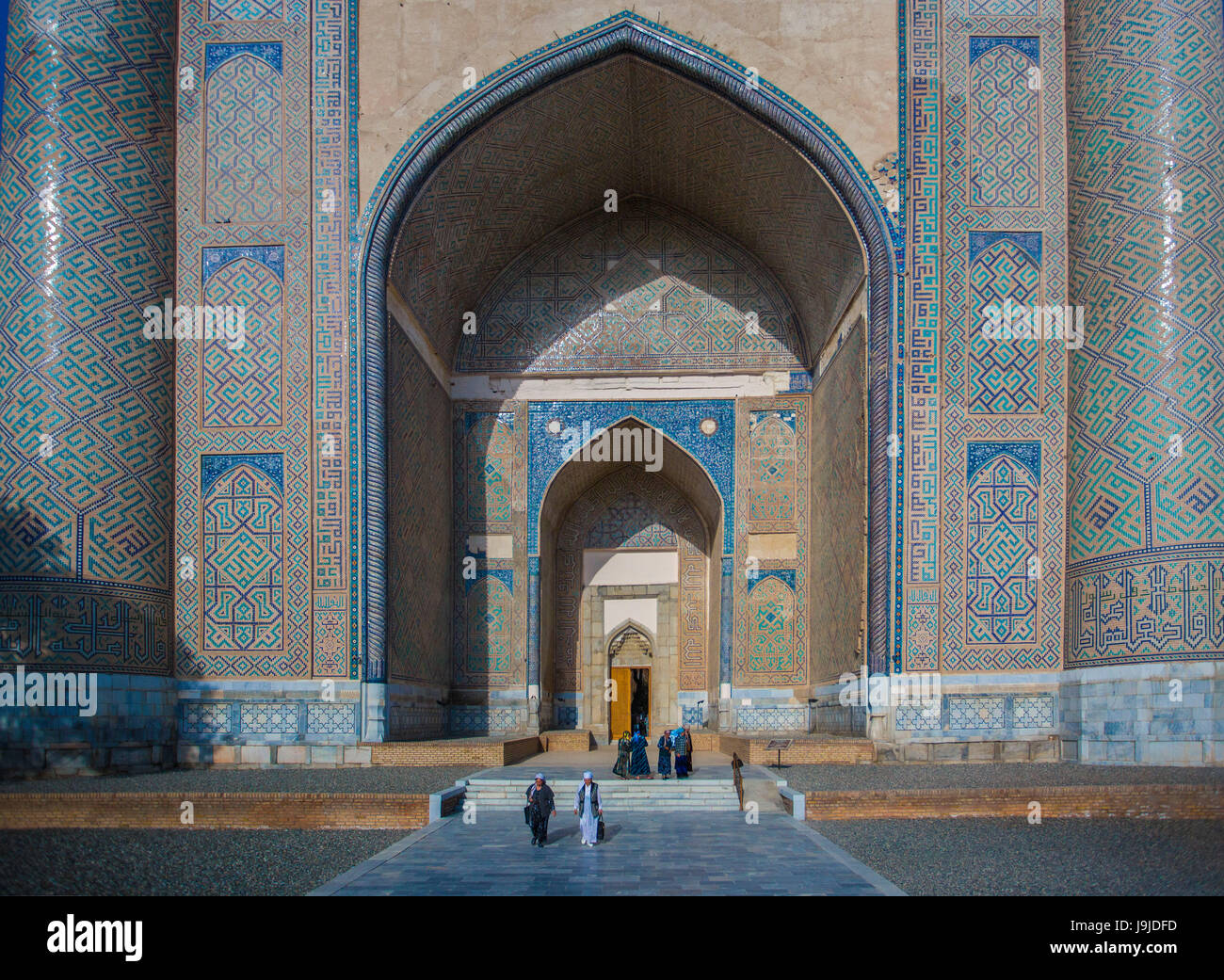 Uzbekistan, Samarkand City, Bibi Khanum Mosque Stock Photo - Alamy