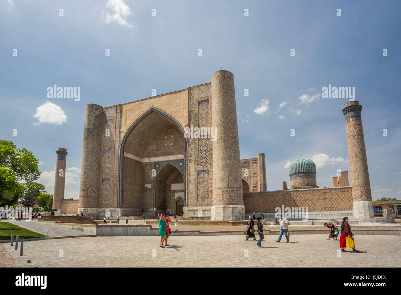 Uzbekistan, Samarkand City, Bibi Khanum Mosque Stock Photo - Alamy