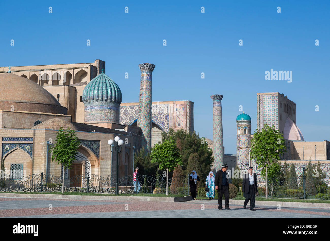 Uzbekistan, Samarkand City, Registan Square Stock Photo - Alamy