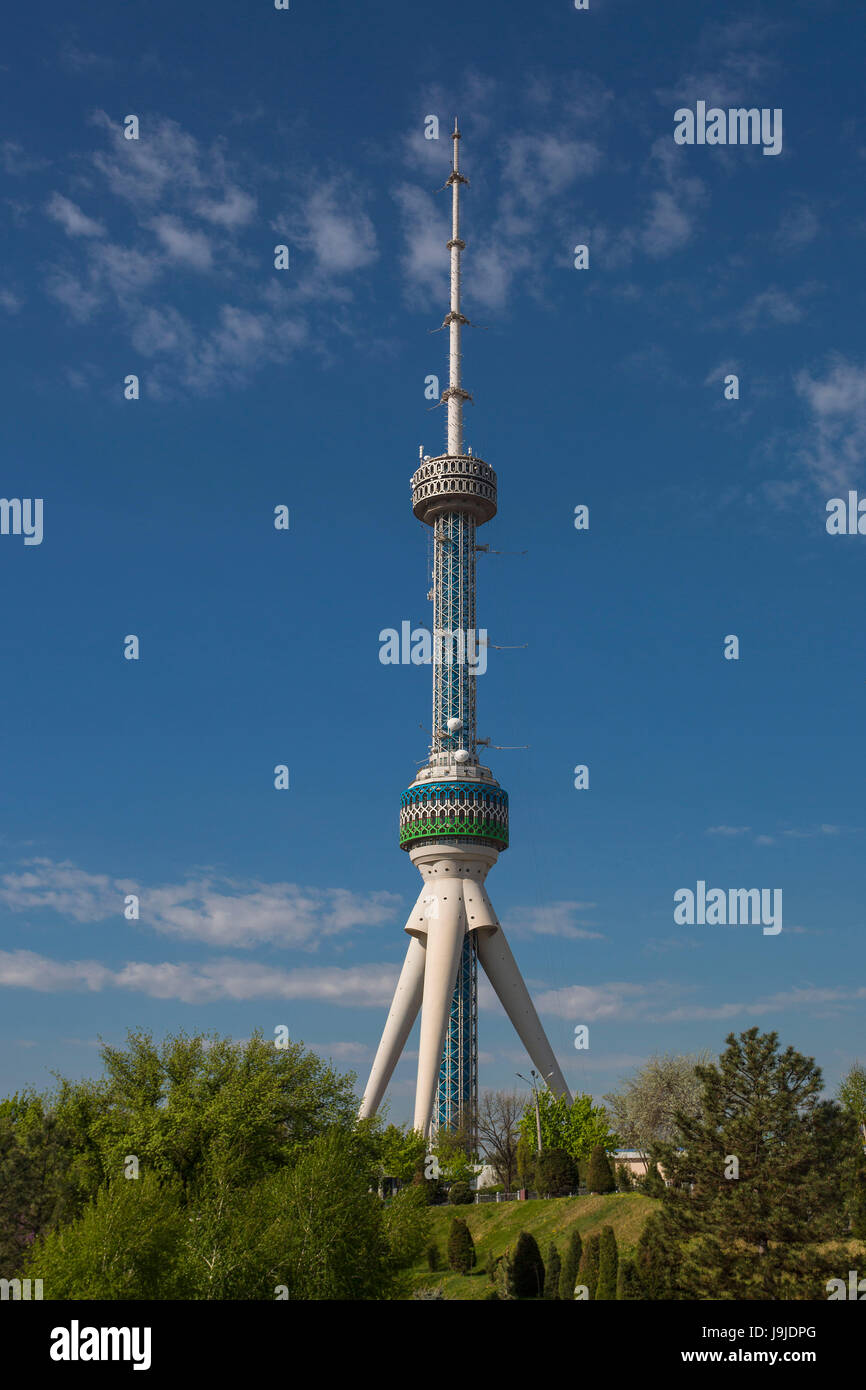 Uzbekistan, Tashkent City, Tashkent TV Tower Stock Photo - Alamy