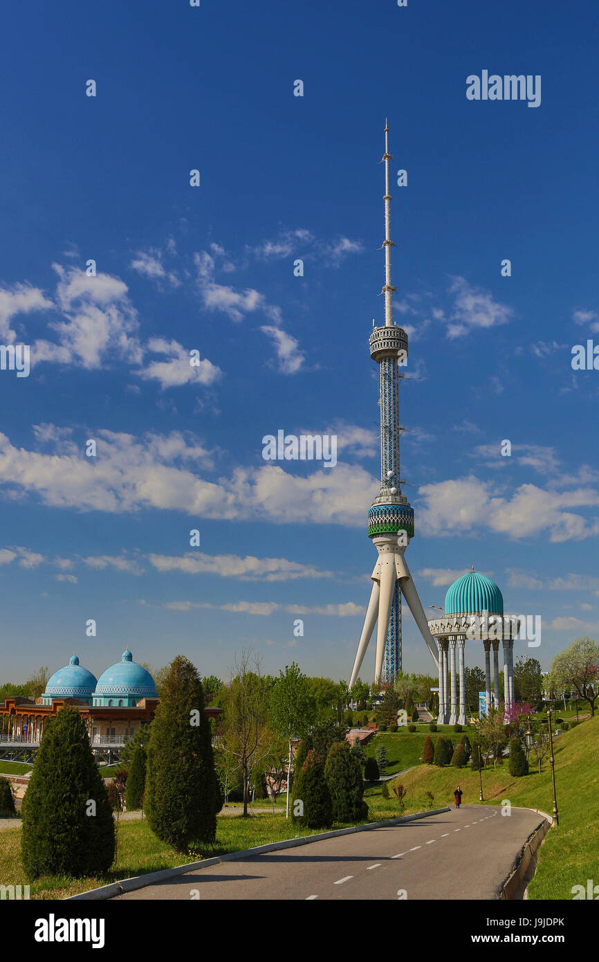 Uzbekistan, Tashkent City, Tashkent TV Tower Stock Photo - Alamy