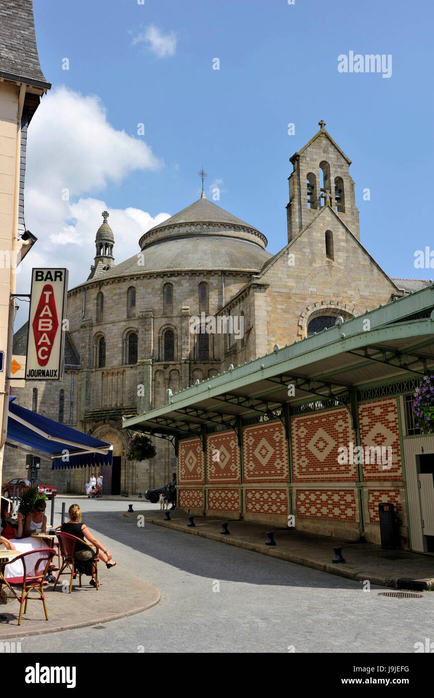 France, Finistere, Quimperle, the church Sainte Croix Stock Photo - Alamy