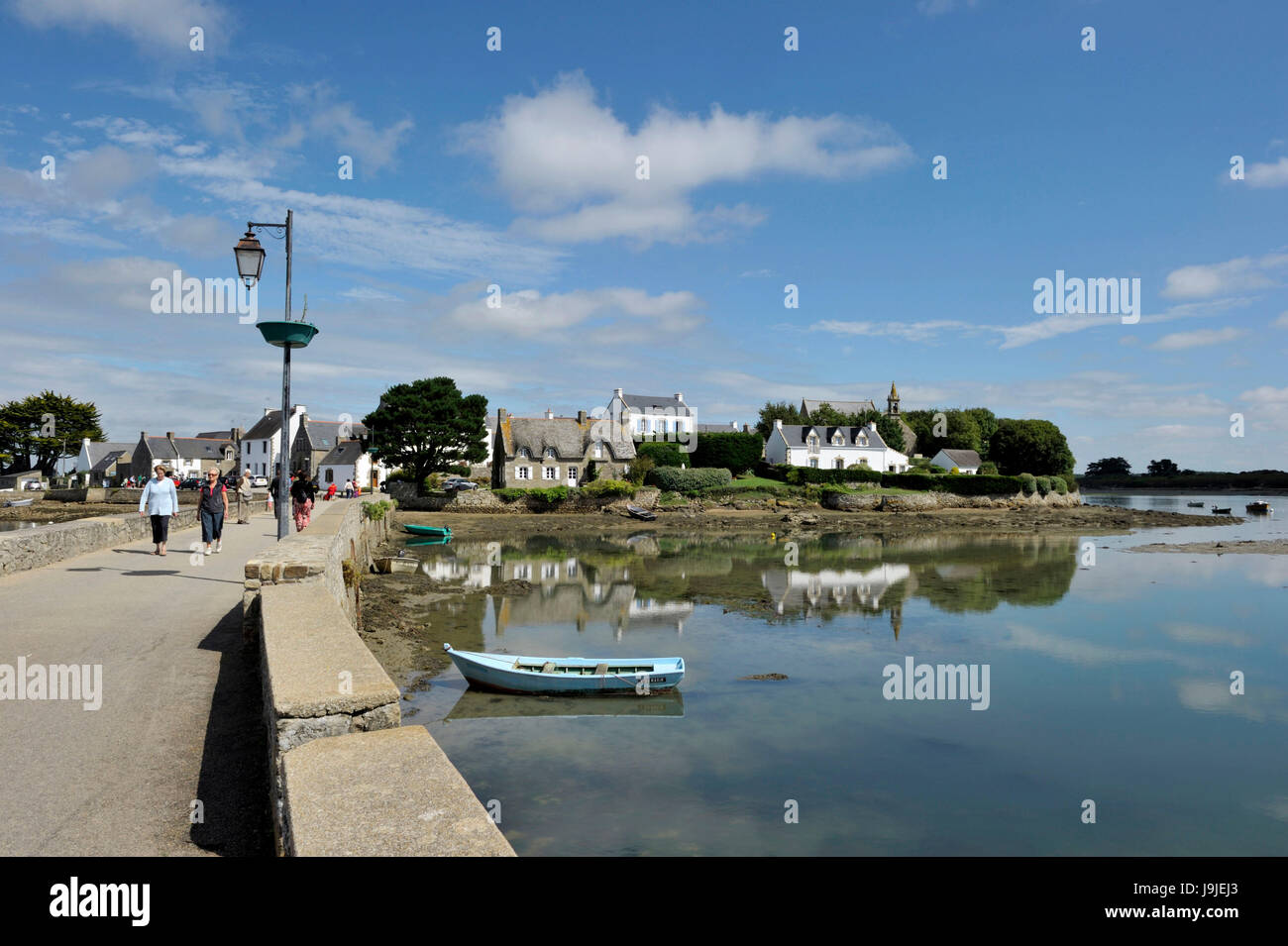France, Morbihan, Etel River, ile de Saint Cado (Saint Cado's Island ...