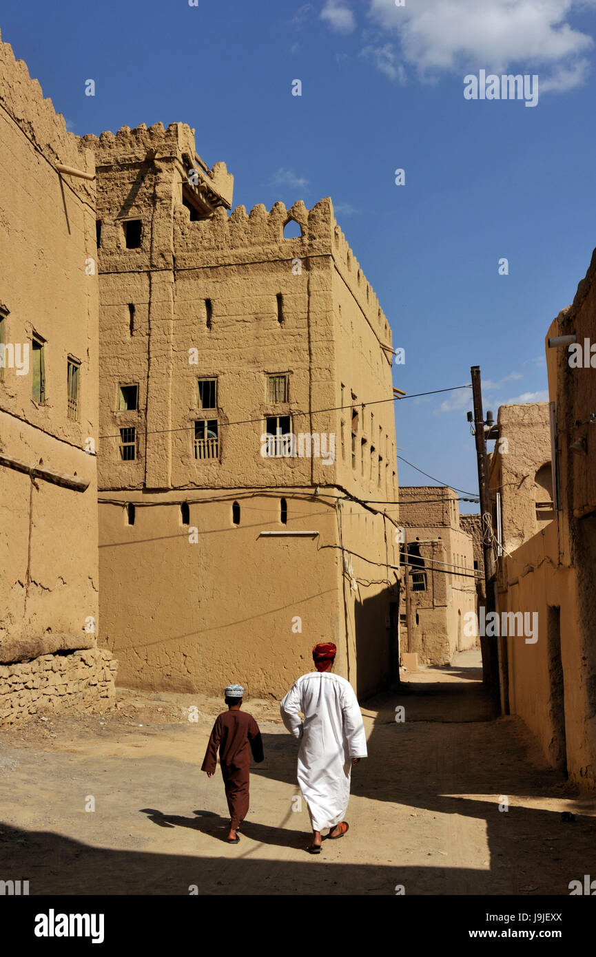 Sultanate of Oman, Al-Dakhiliyah, Western Hajar Mountains, Al Hamra ...
