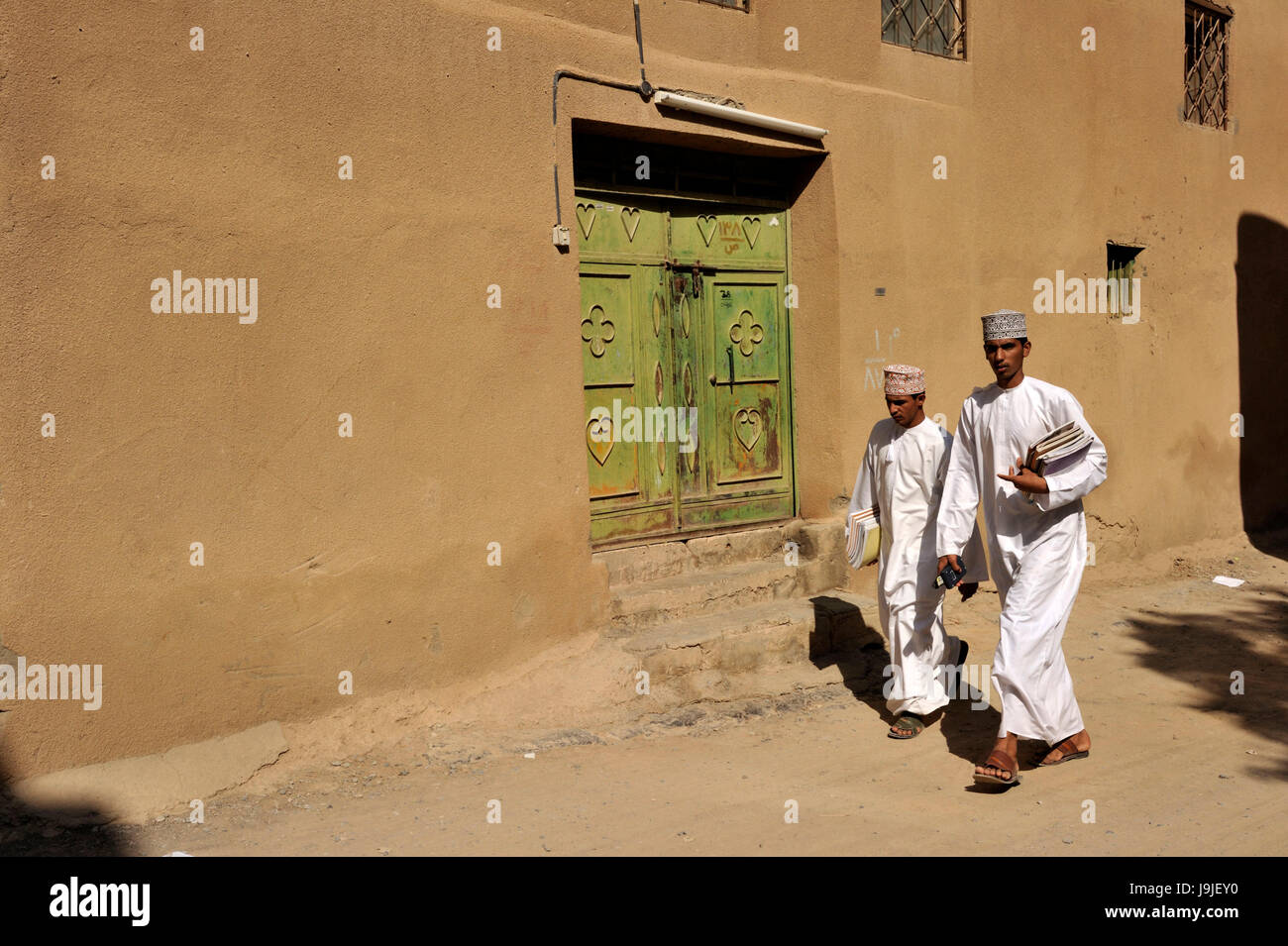 Sultanate of Oman, Al-Dakhiliyah, Western Hajar Mountains, Al Hamra ...
