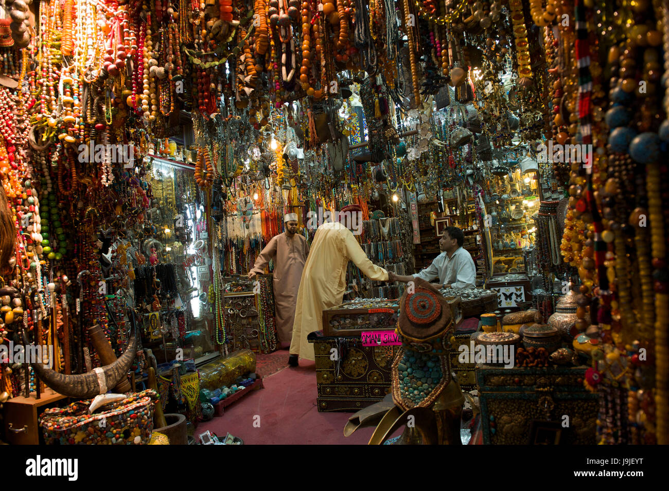 Sultanate of Oman, Muscat, Muttrah corniche, Muttrah souq Stock Photo ...