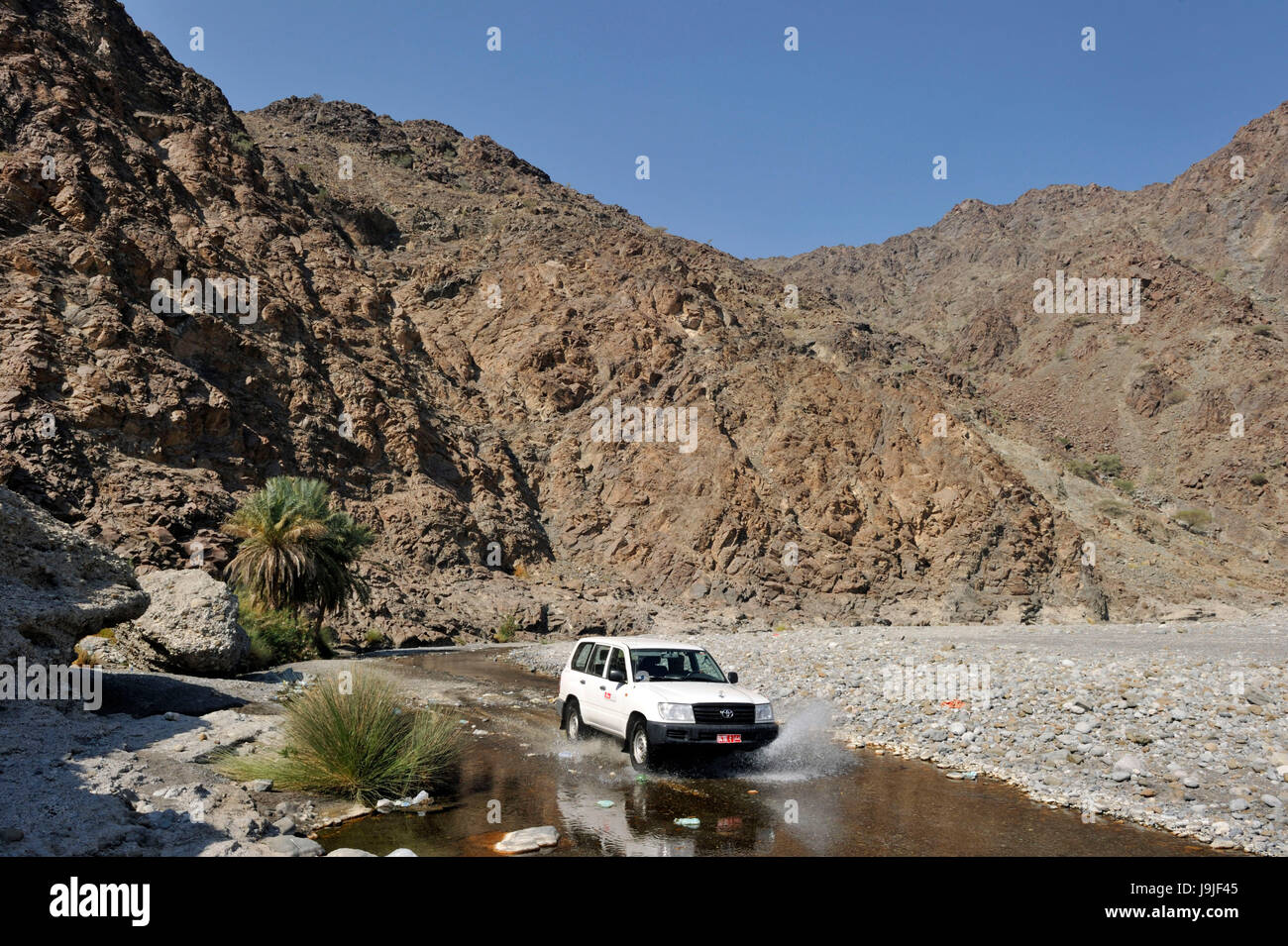 Sultanate of Oman, Western Hajar Mountains, Al-Batinah, Wadi Abyadh ...