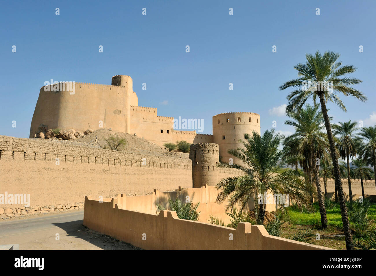 Sultanate of Oman, Western Hajar Mountains, Al-Batinah, Rustaq fort ...