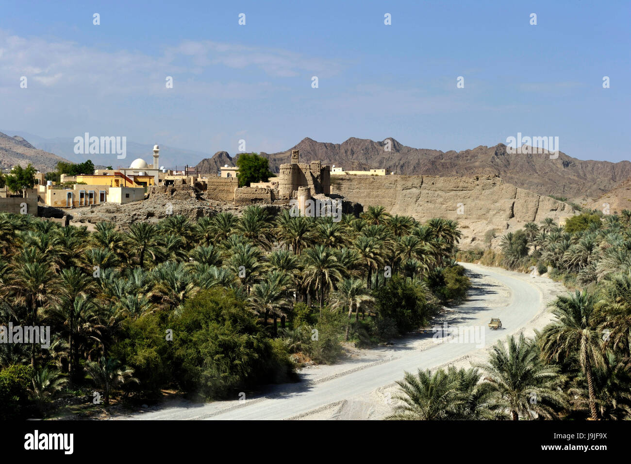 Sultanate of Oman, Western Hajar Mountains, Al-Batinah, Wadi A' Sahten ...