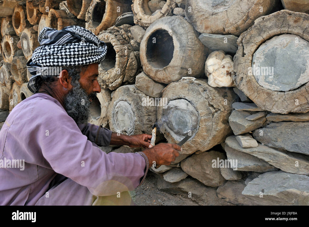 Sultanate of Oman, Western Hajar Mountains, Al-Batinah, Wadi A' Sahten ...