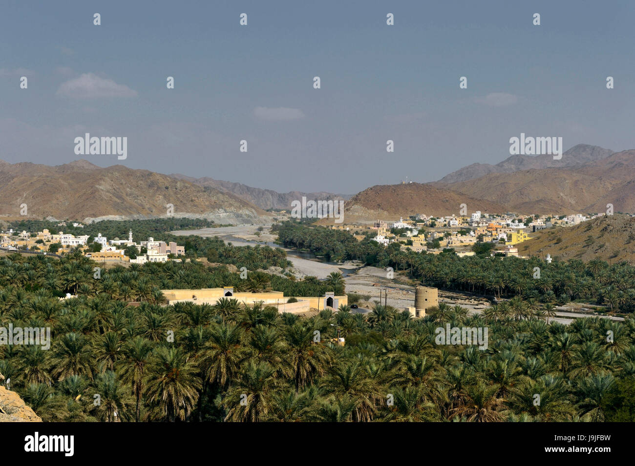 Sultanate of Oman, Al-Dakhiliyah, Western Hajar Mountains, wadi Fanja ...