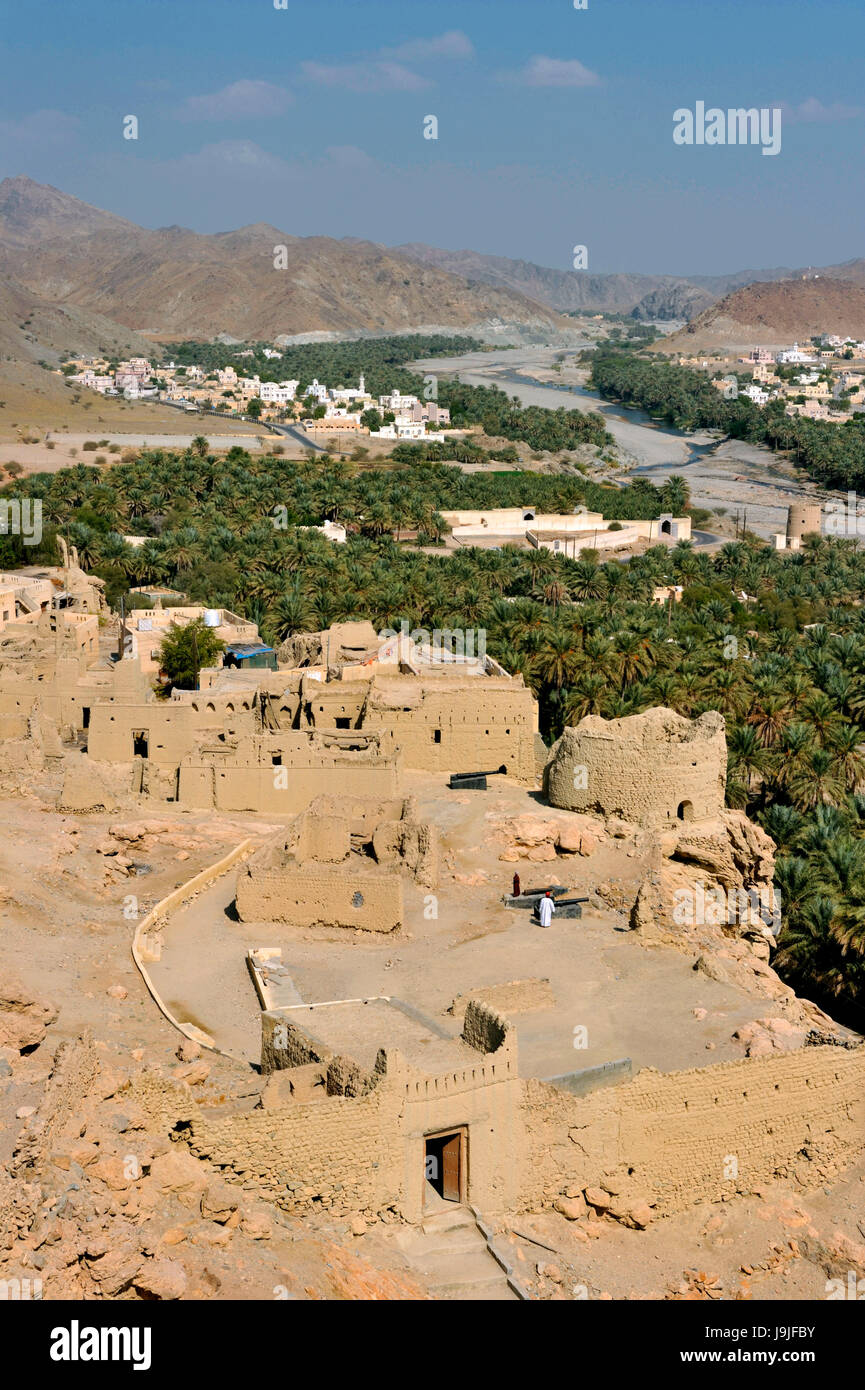 Sultanate of Oman, Al-Dakhiliyah, Western Hajar Mountains, wadi Fanja ...