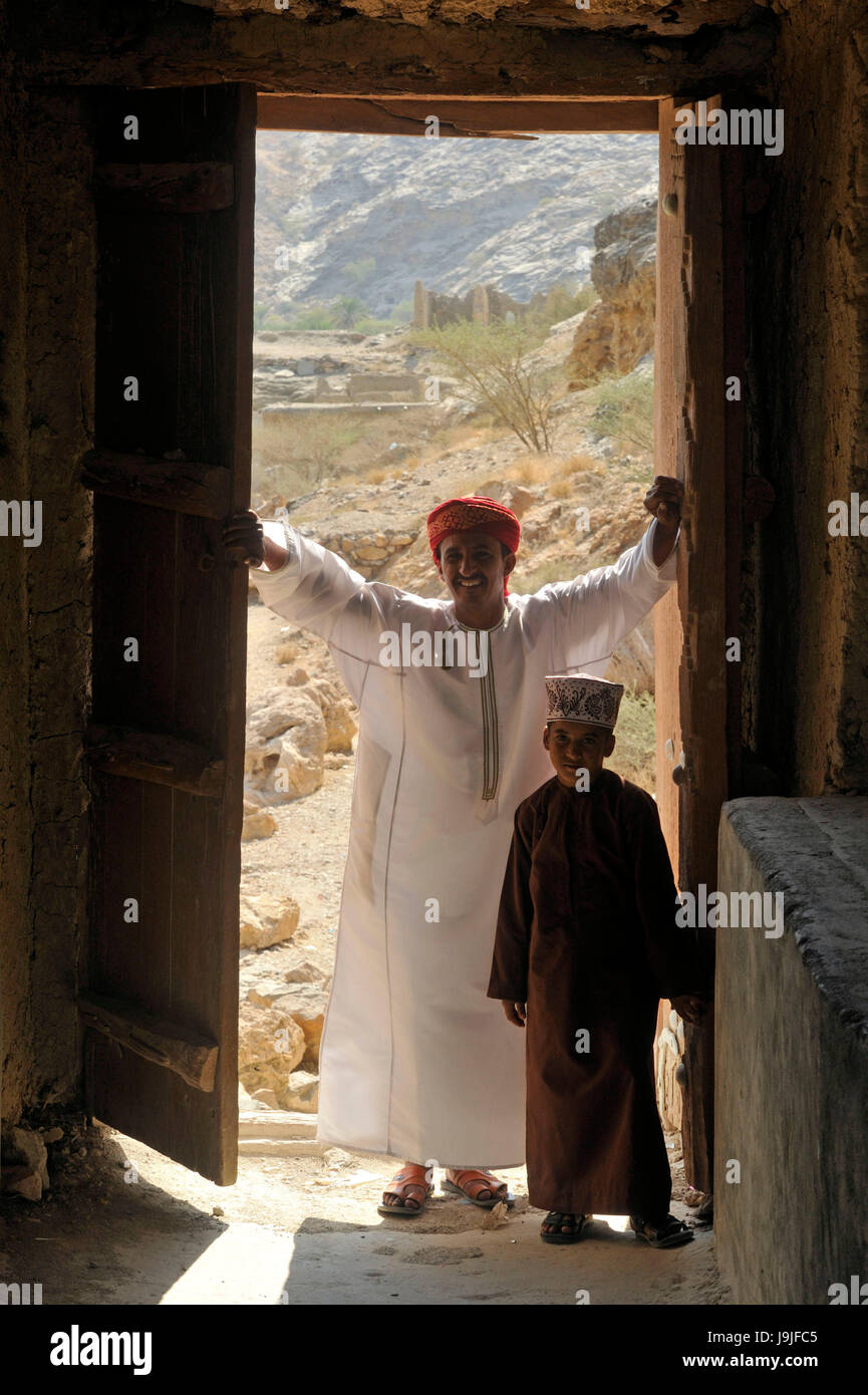 Sultanate of Oman, Al-Dakhiliyah, Western Hajar Mountains, wadi Fanja ...