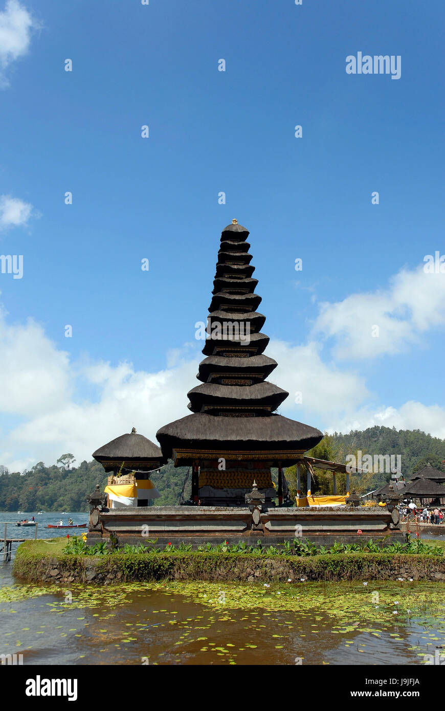Indonesia, Bali Island, Bedugul village, Ulun Danu temple on Lake ...