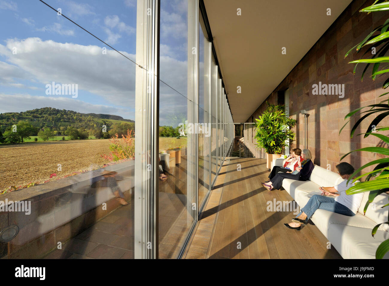 Switzerland, Basel, Beyeler Foundation by the architect Renzo Piano ...