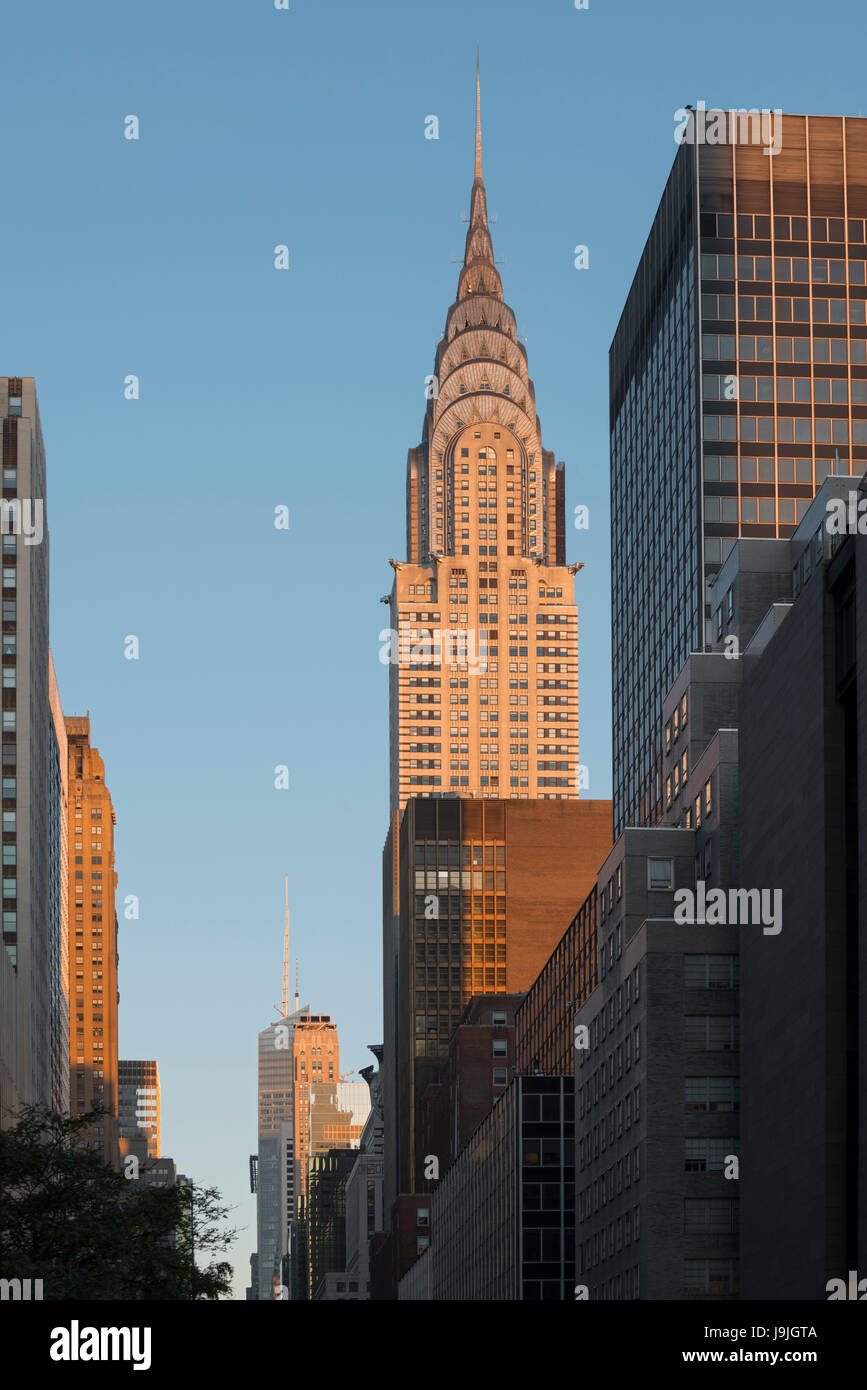 Chrysler Building of the 42Nd Street, Manhattan, New York city, New ...