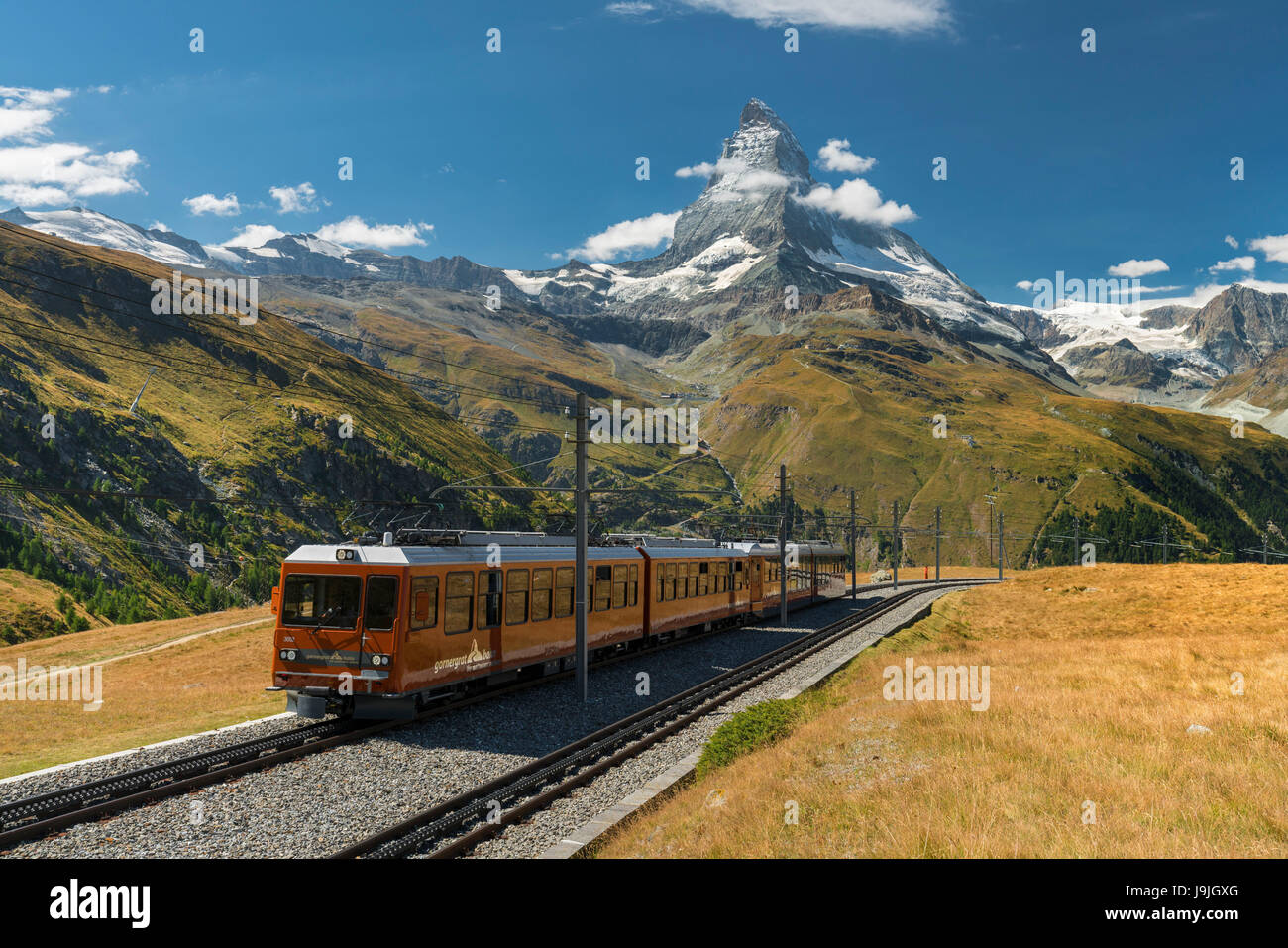 Gornergratbahn, Matterhorn, Valais, Switzerland Stock Photo - Alamy