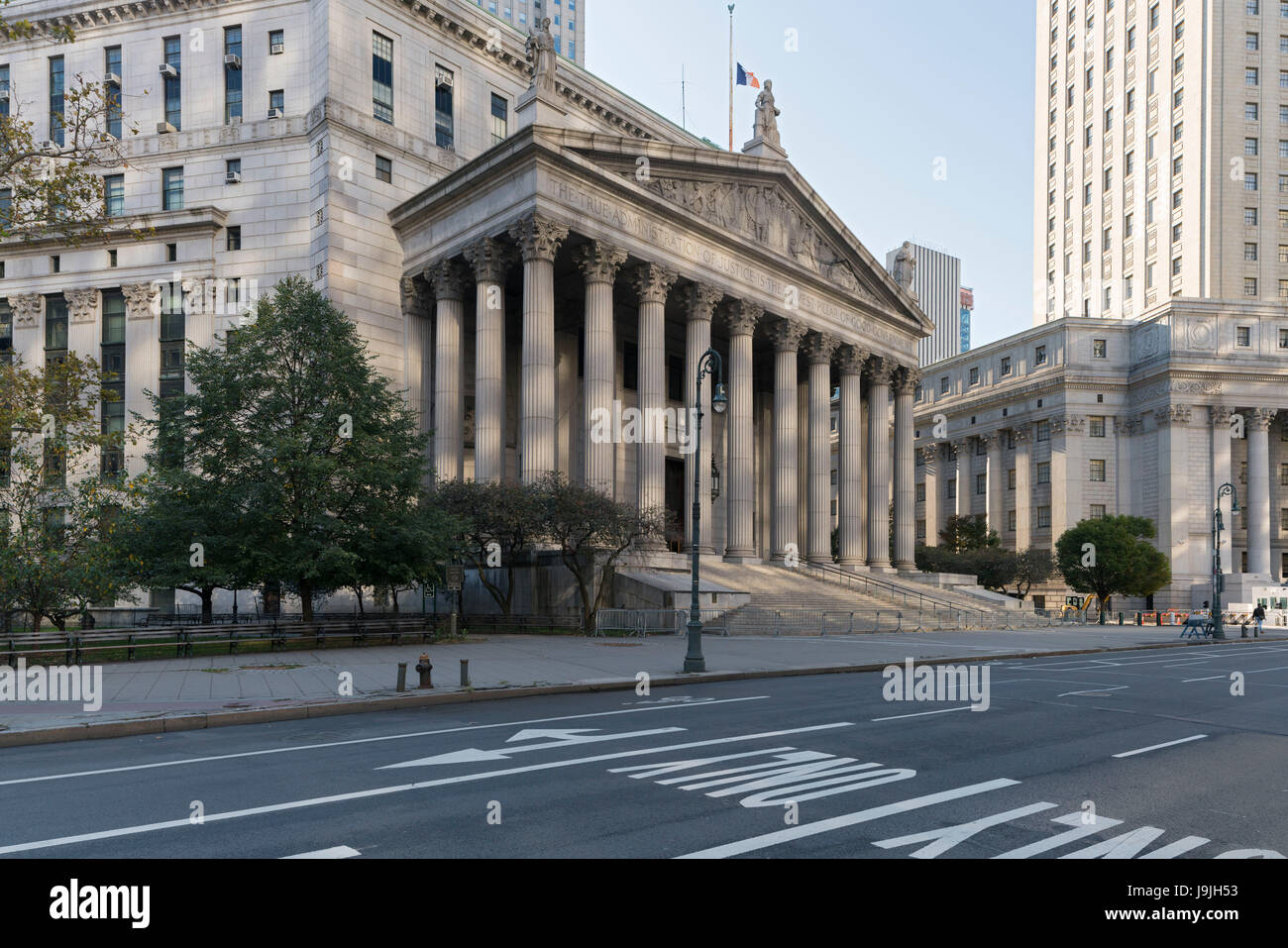 New York county Supreme court, Foley Square, Manhattan, New York city ...