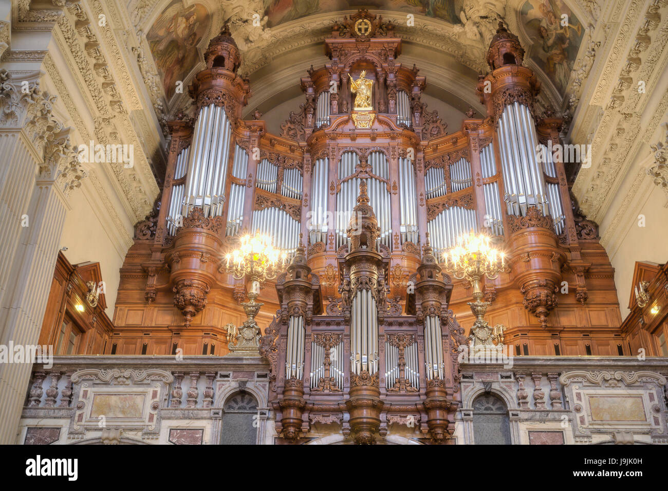 Organ in the Berlin cathedral, Berlin, Germany Stock Photo - Alamy