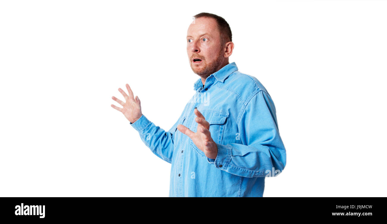 face, person, expression, scariness, shock, emotion, man, hand, hands ...