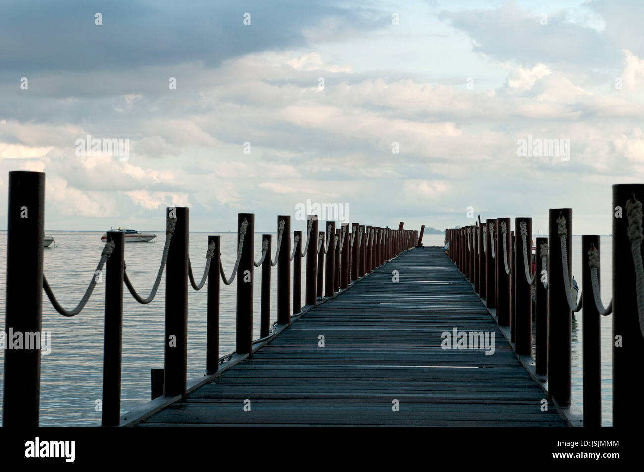 Jetty on the sea Stock Photo - Alamy