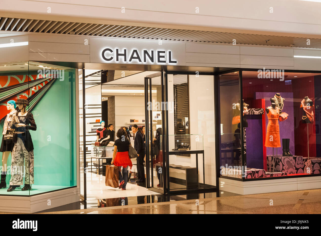 China, Hong Kong, Causeway Bay, Times Square Shopping Mall, Chanel Store Stock Photo - Alamy