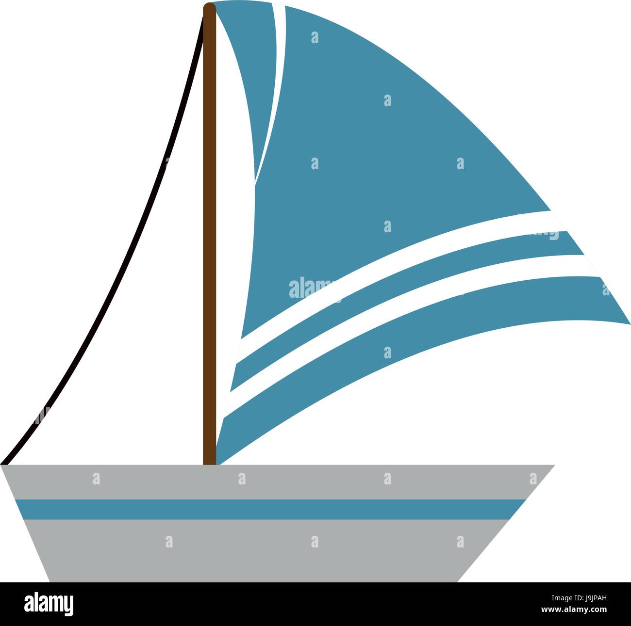 isolated sailboat icon image Stock Vector Image & Art - Alamy