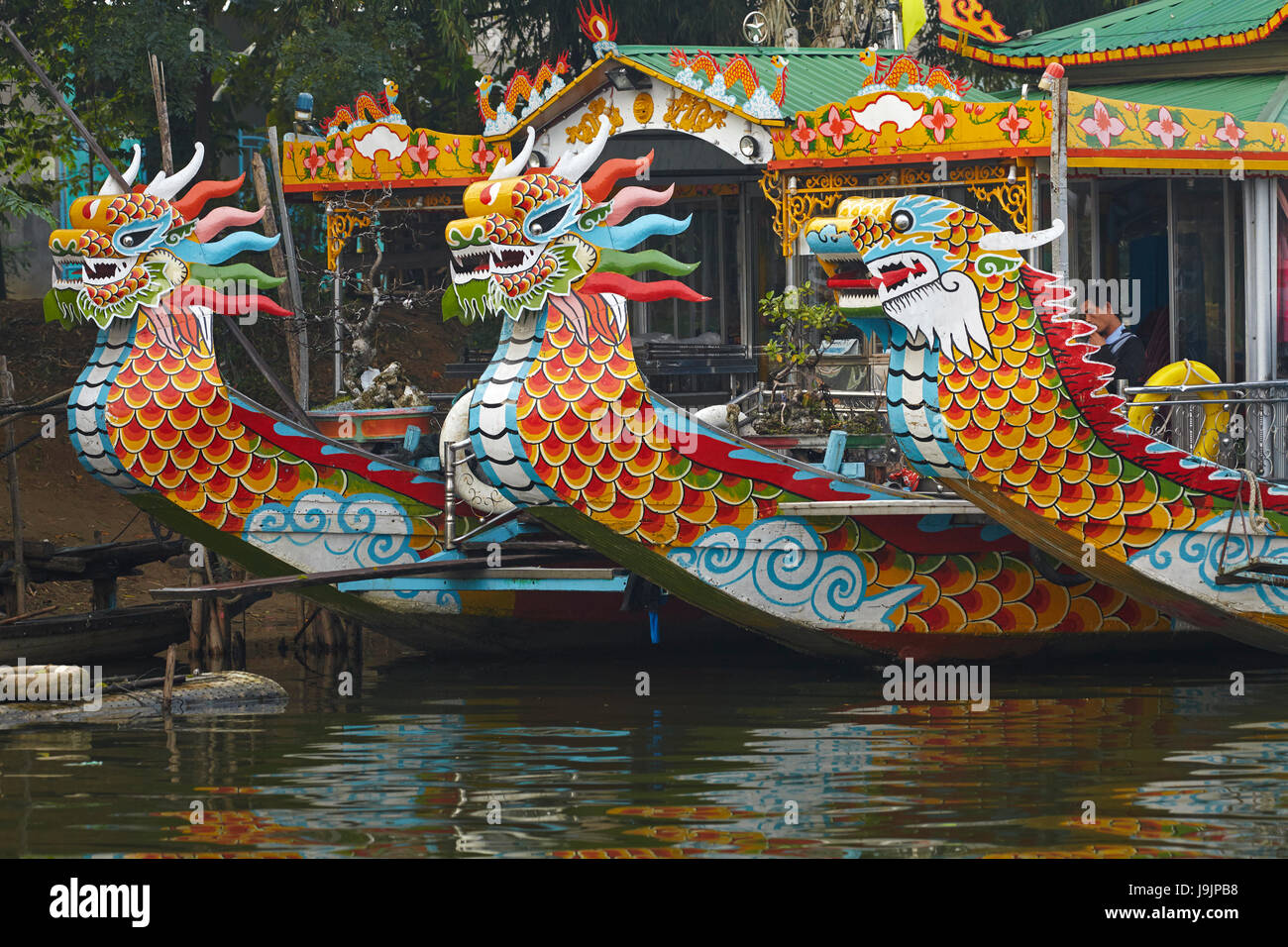 Vietnam hue perfume river tour boat hi-res stock photography and images ...