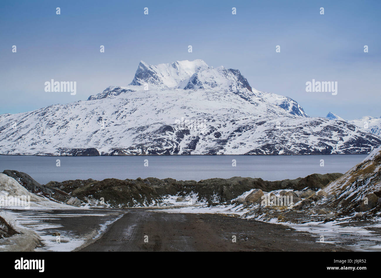 Greenland, Nuuk, Sermitsiaq Mountain Stock Photo - Alamy