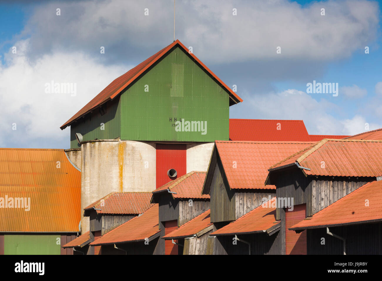 Denmark, Jutland, Tjele, farm buildings Stock Photo - Alamy