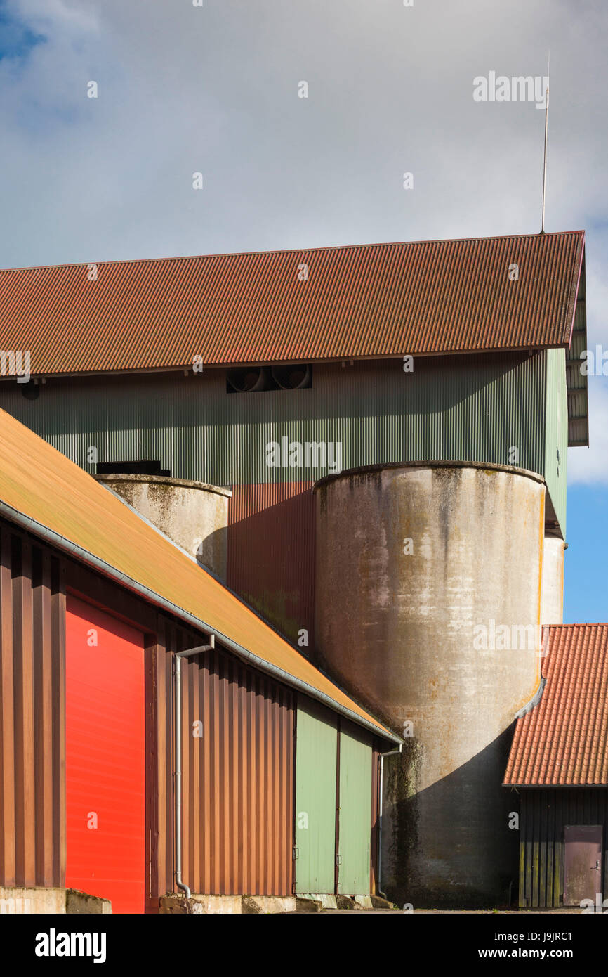 Denmark, Jutland, Tjele, farm buildings Stock Photo - Alamy