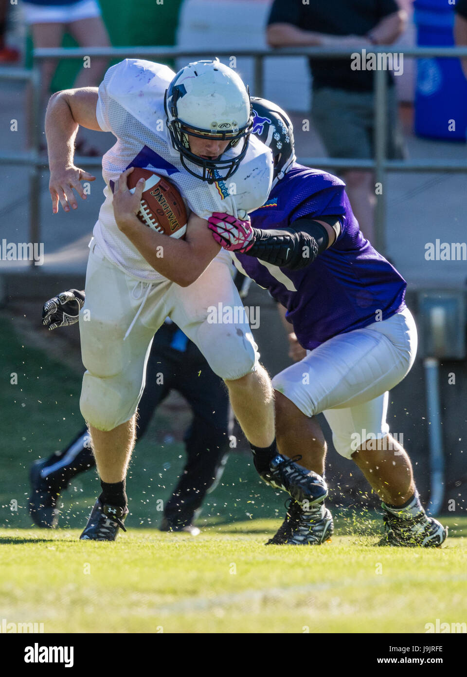 Redding Lion's Club Football all stars in action in Redding, California ...