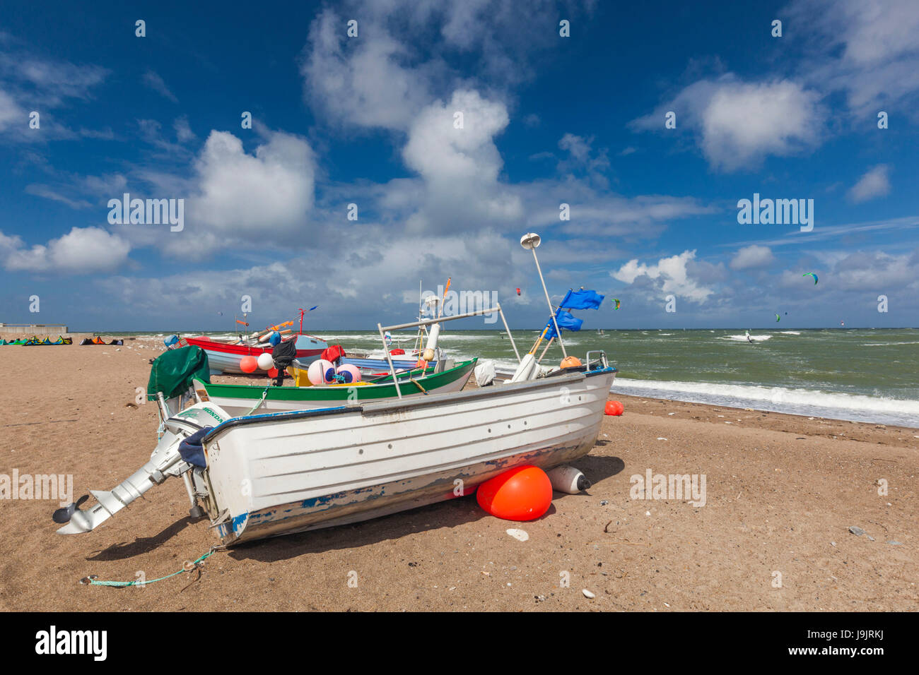 Denmark, Jutland, Klitmoller, windsurfing capital of Denmark ...