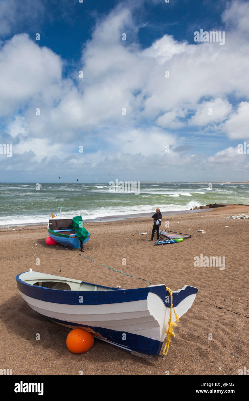 Denmark, Jutland, Klitmoller, windsurfing capital of Denmark ...