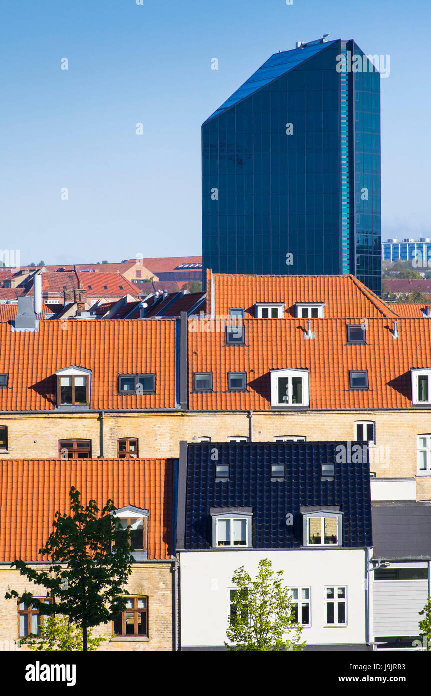 Denmark, Jutland, Aarhus, elevated city view Stock Photo - Alamy