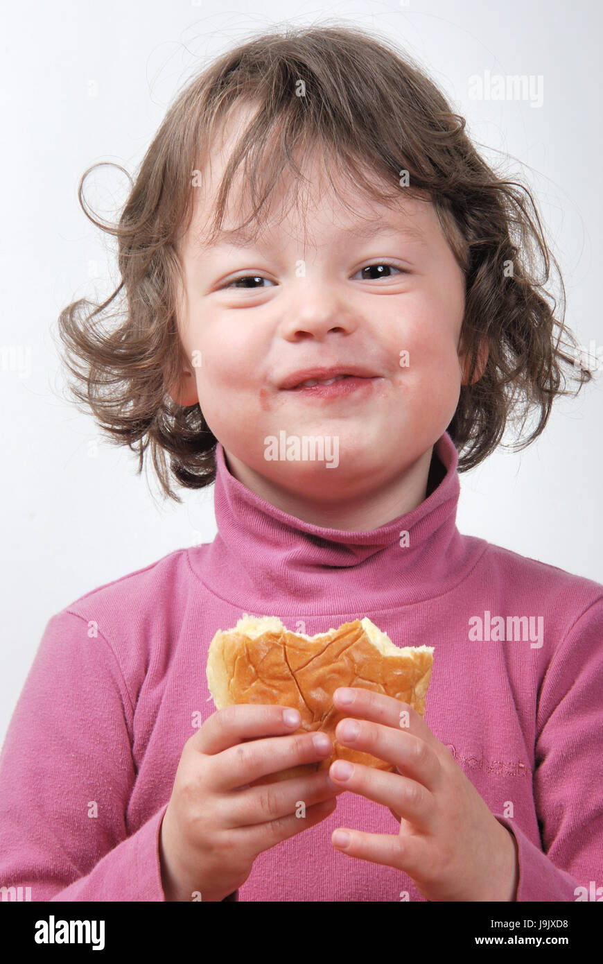 brown, brownish, brunette, face, bakery, bakeshop, backery, bun, eating ...