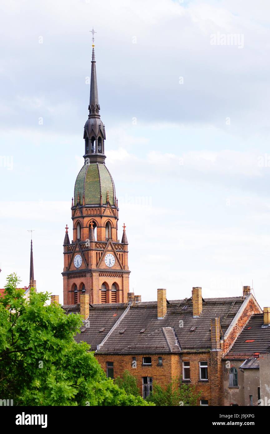 tower, church, steeple, style of construction, architecture ...