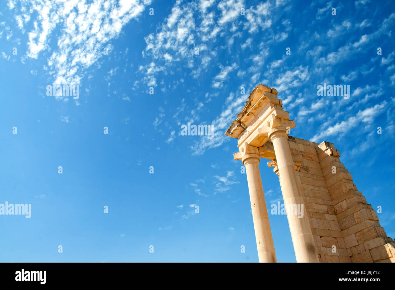 temple, ruins, cyprus, landmark, blue, travel, architectural, temple ...