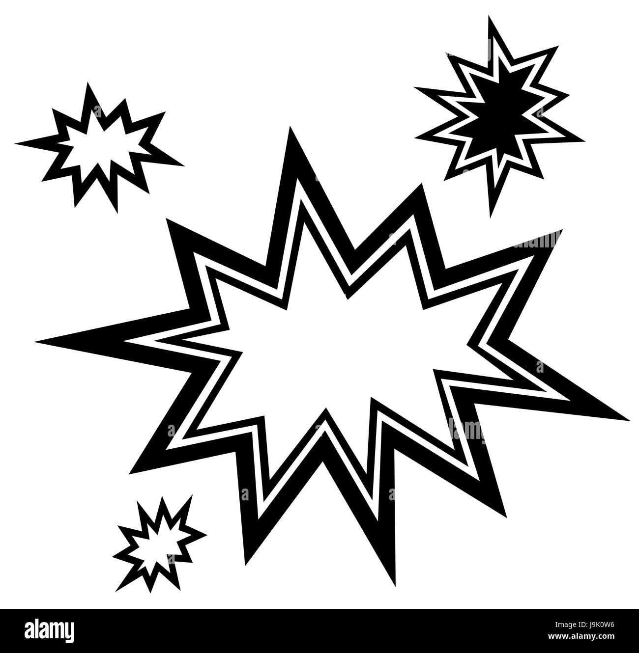 Bursting icon hi-res stock photography and images - Alamy