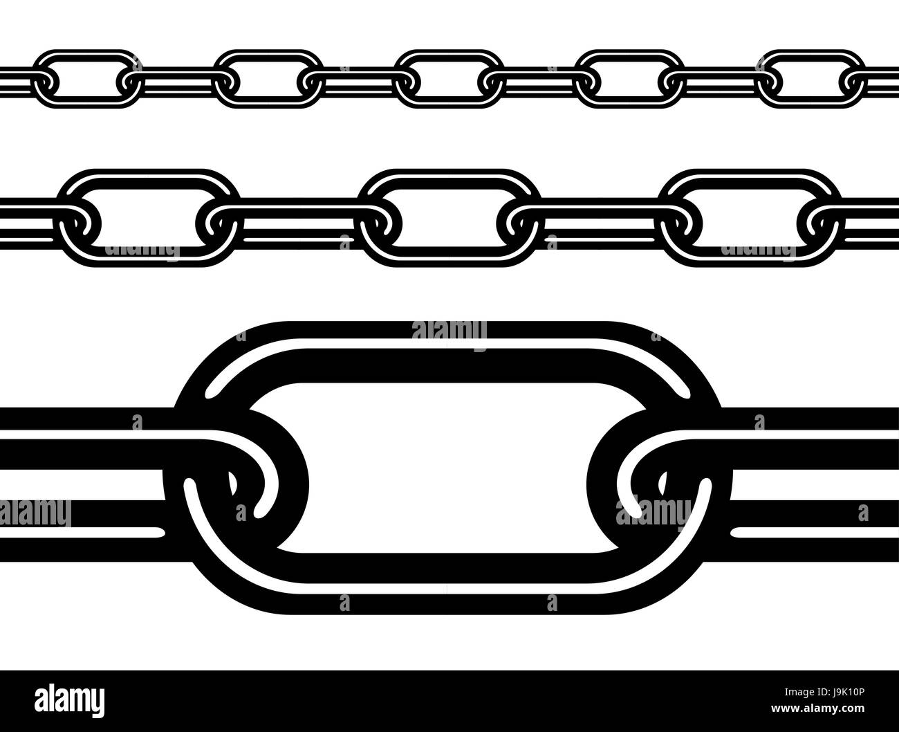 Seamless metal chain Stock Photo - Alamy