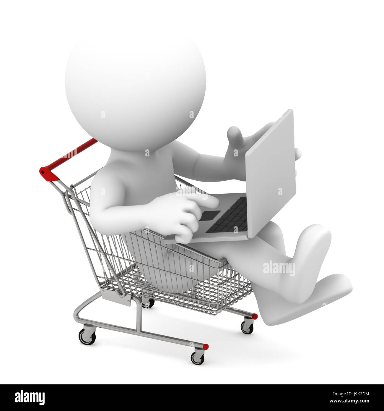 laptop, notebook, computers, computer, basket, shopping, commerce ...