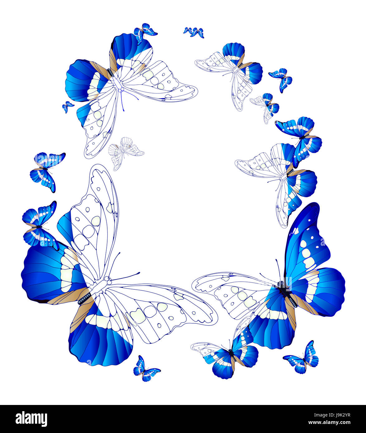 blue, beautiful, beauteously, nice, object, art, isolated, colour ...